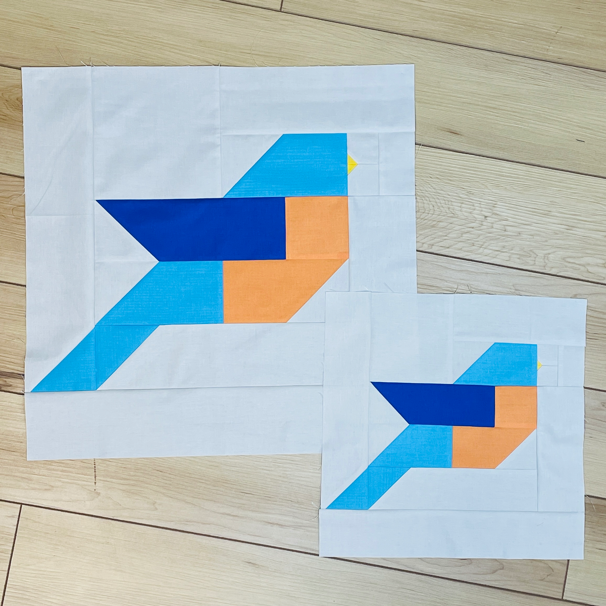 Bluebird Blossom Quilt Block – Sew Much Moore