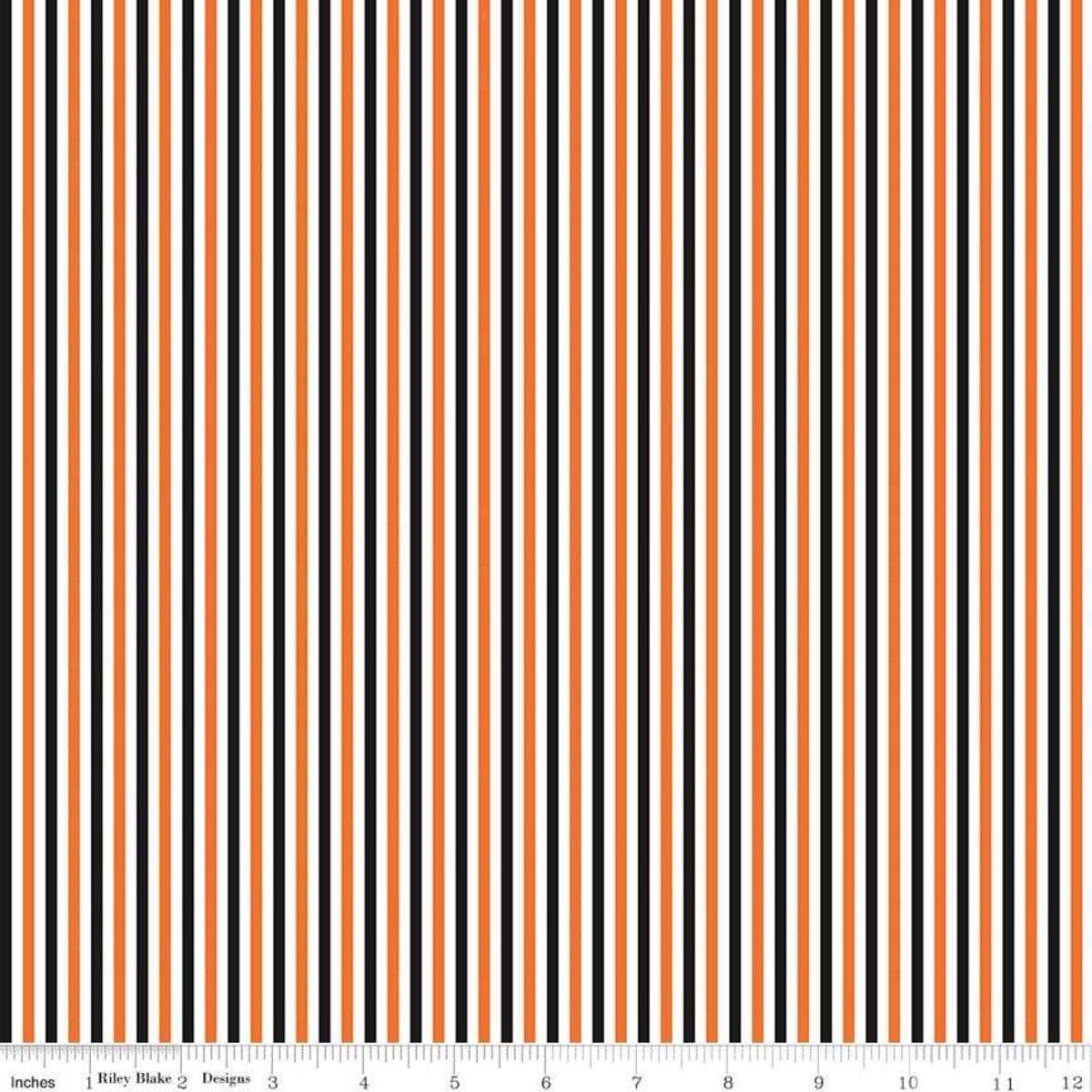 1/8" Halloween Stripe – Sew Much Moore