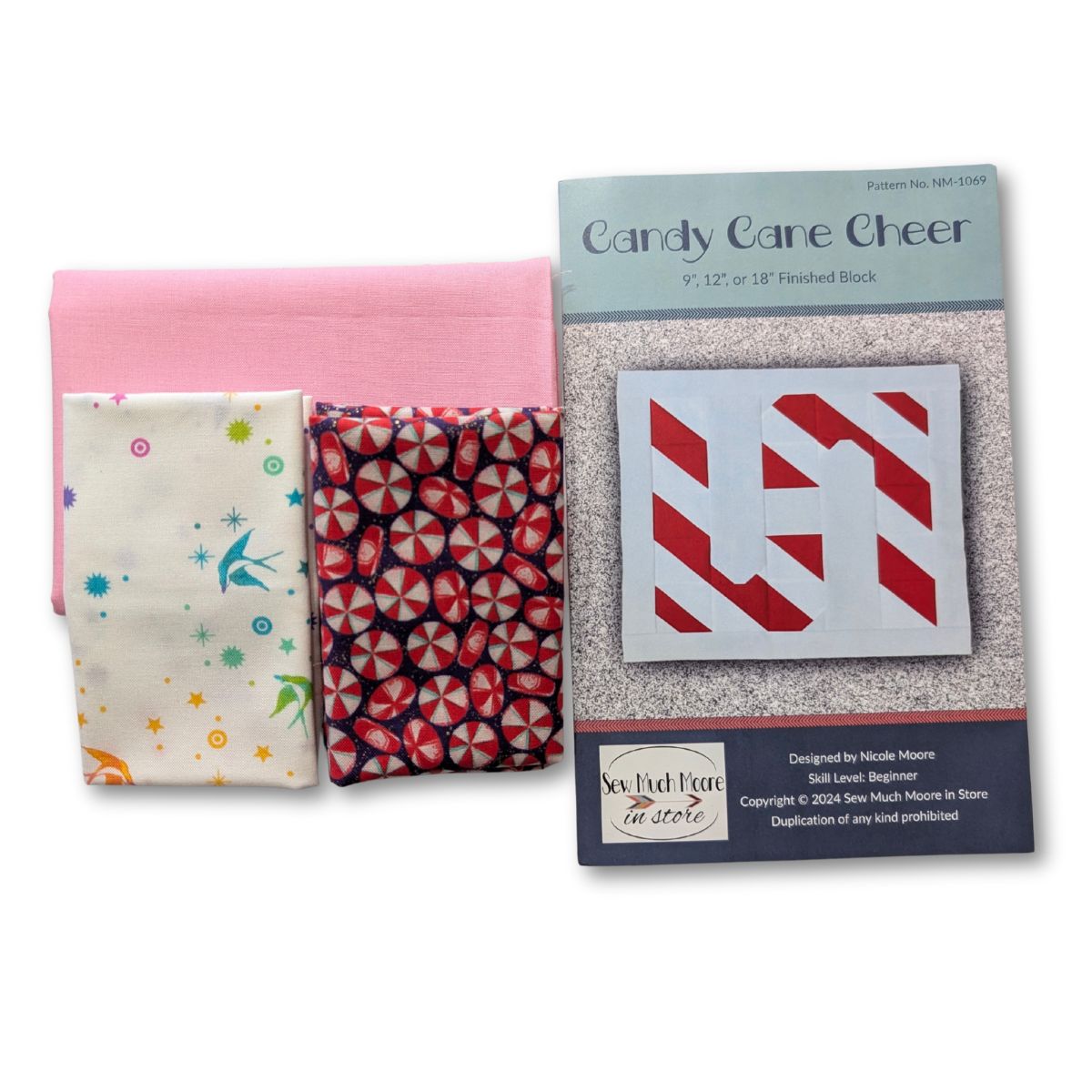 Candy Cane Cheer - Quilt Block Kit – Sew Much Moore