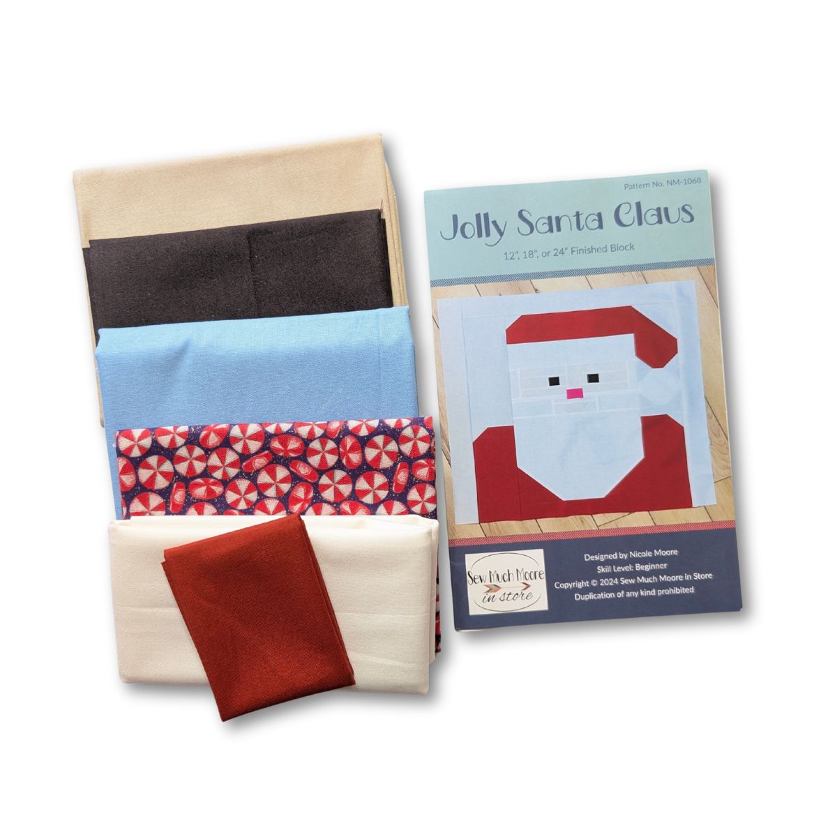 Jolly Santa Claus - Quilt Block Kit – Sew Much Moore