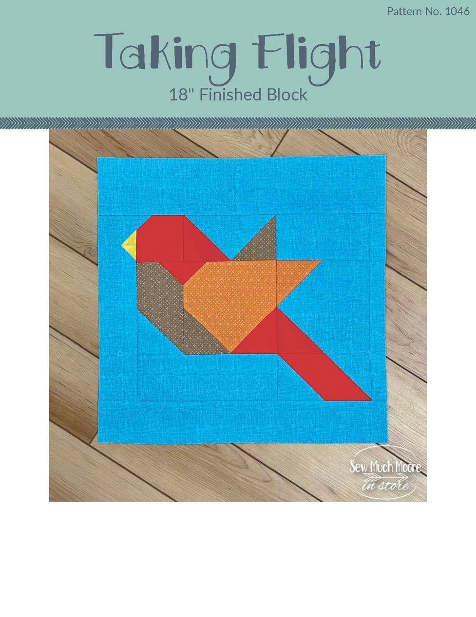 Taking Flight Quilt Block PDF Pattern – Sew Much Moore