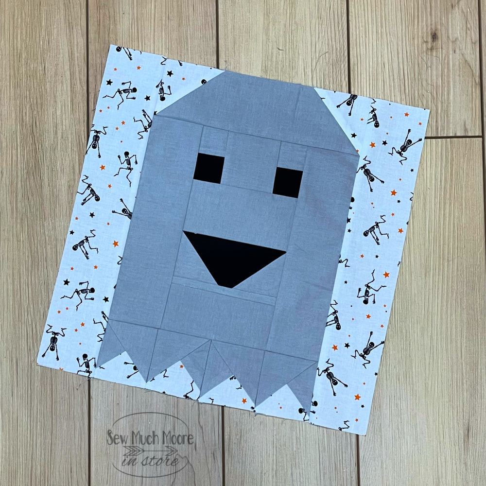 Boo Quilt Block Pattern – Sew Much Moore