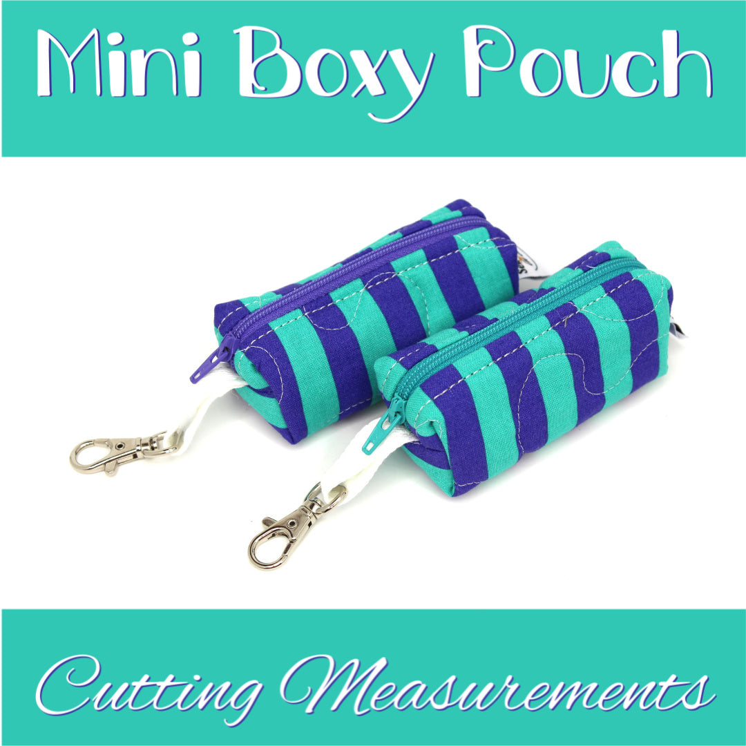 Mini Boxy Pouch – Sew Much Moore